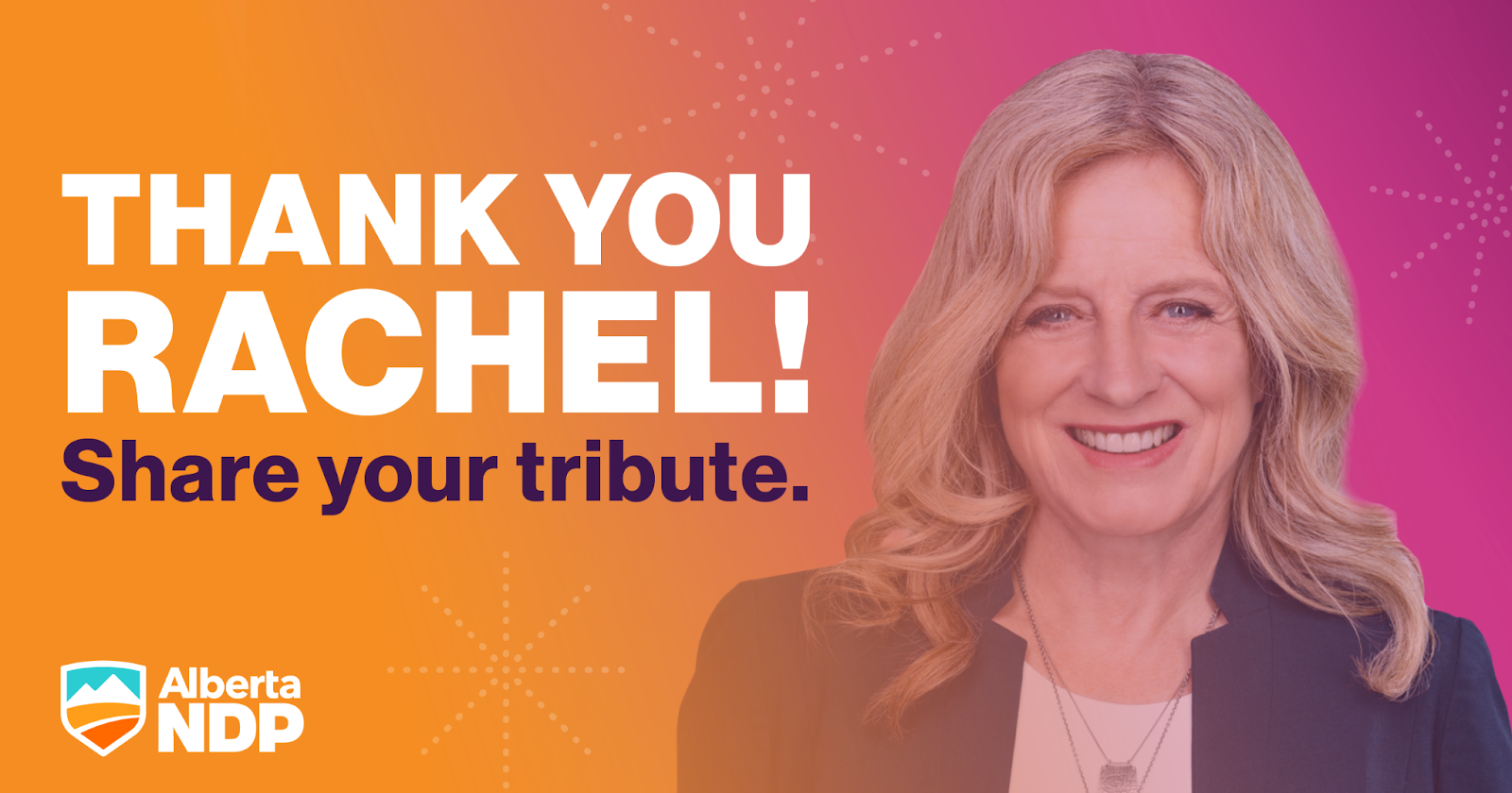 Thank you Rachel! « Alberta's NDP